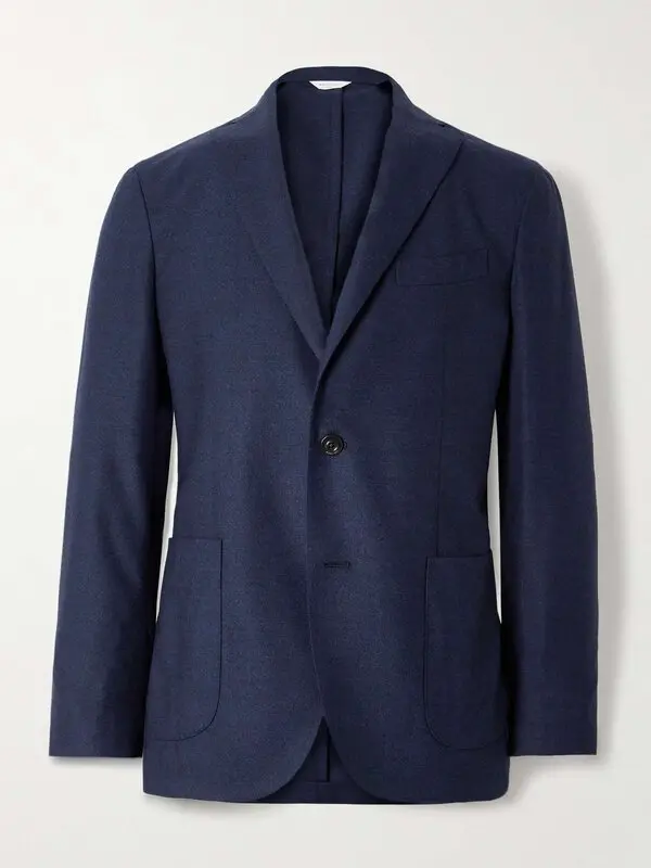 Boglioli Virgin Wool Suit Jacket - Navy