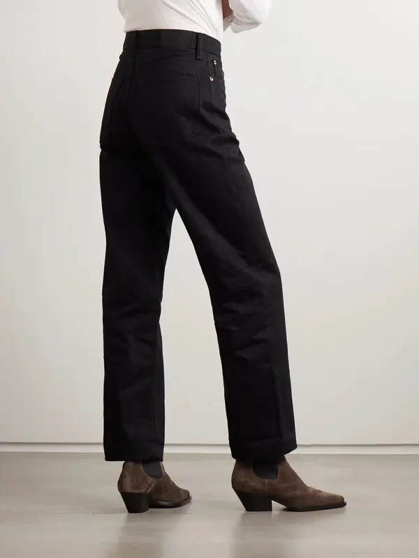 Ralph Lauren High-rise Wide-leg Jeans - Black