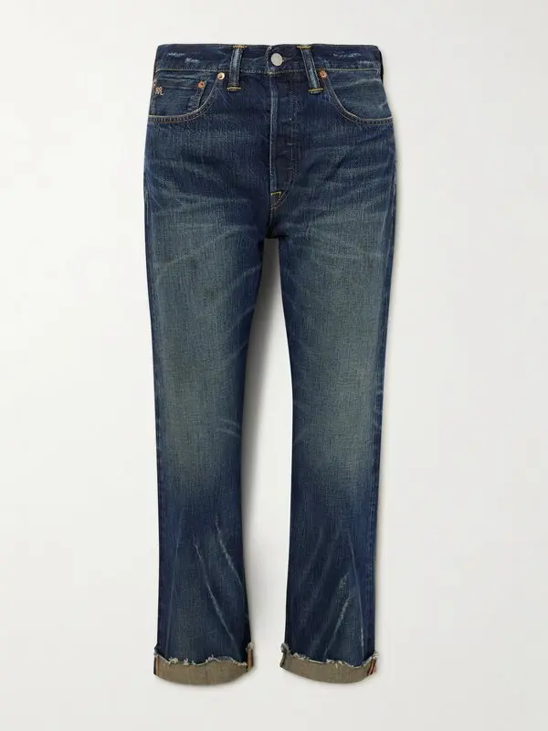 Ralph Lauren Cropped Straight-leg Jeans - Blue