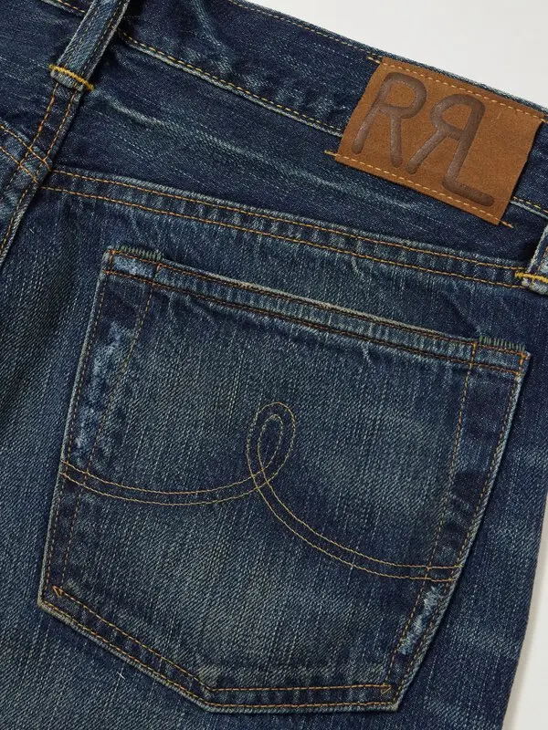 Ralph Lauren Cropped Straight-leg Jeans - Blue