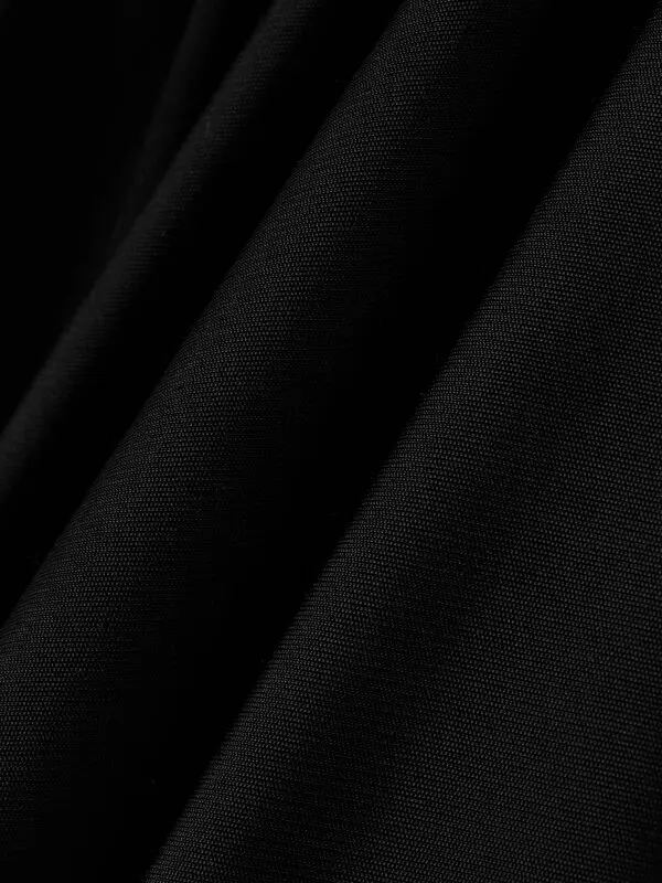 Rick Owens Poppy Open-back Ruched Jersey Gown - Black