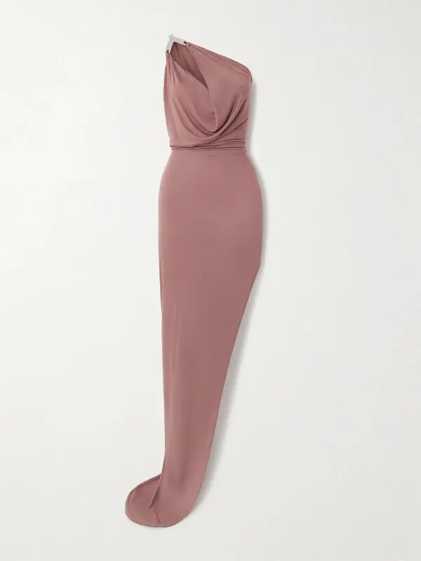 Rick Owens Hydra Aaliyah One-shoulder Gown