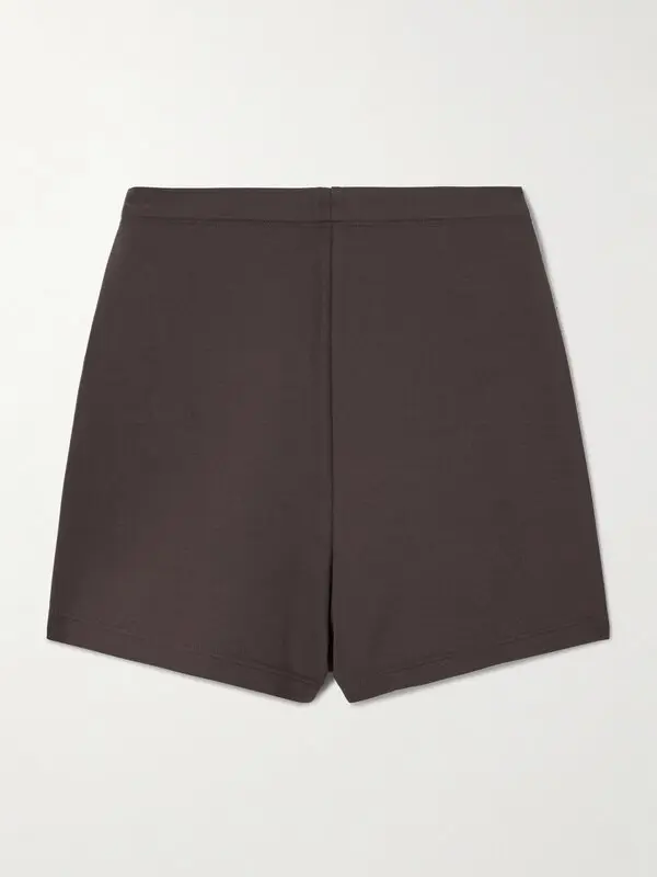 Rick Owens Dirt Bolan Stretch-jersey Shorts - Brown