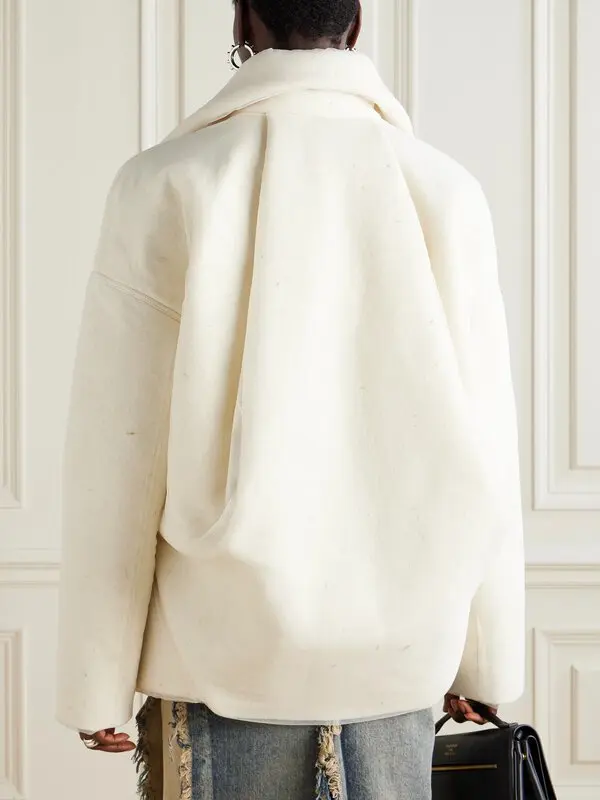 Rick Owens Wool Peplum Jacket