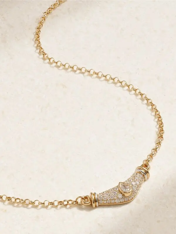 L’ATELIER NAWBAR Karma Diamond Necklace - Gold