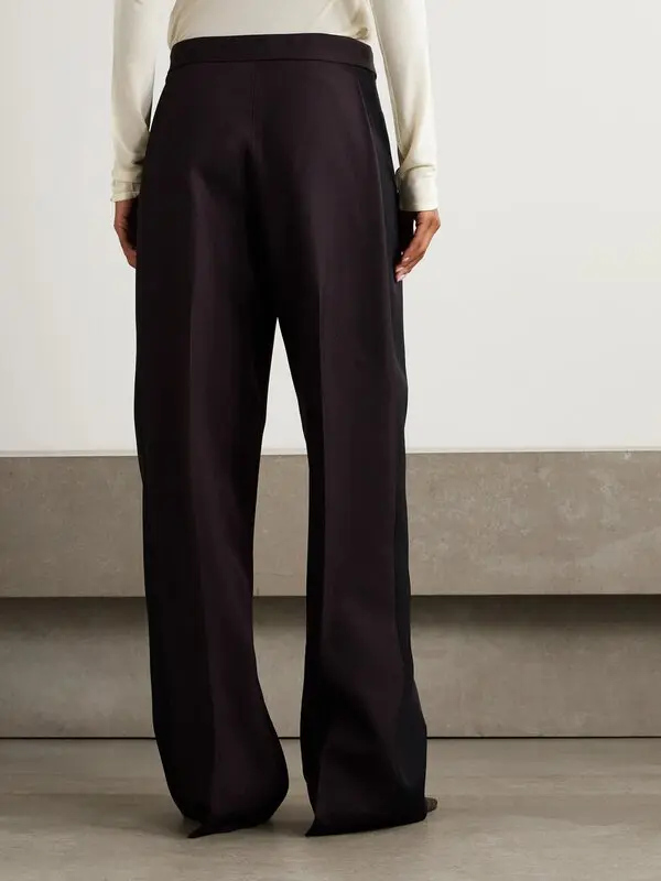 DIOTIMA Planno Paneled Wool Wide-leg Pants