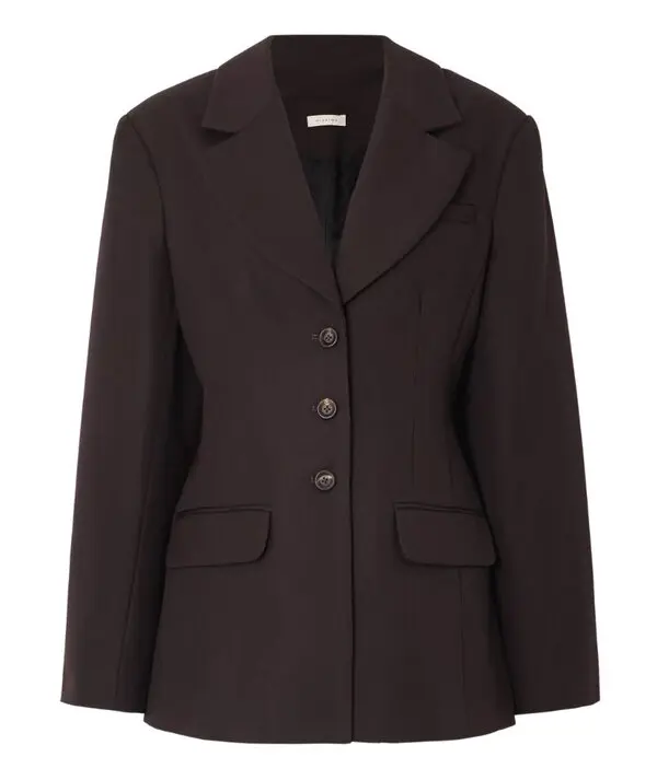 DIOTIMA Marcus Wool-twill Blazer - Brown