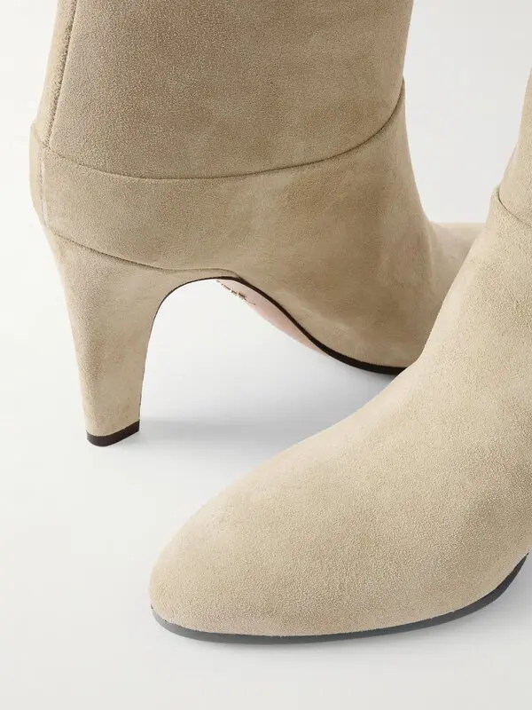 Chloé Eve Musketeer Boots Gray Editorialist