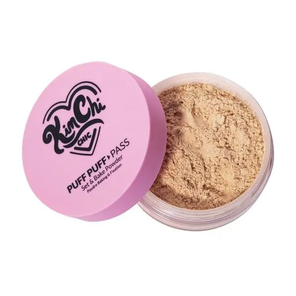 KIMCHI CHIC BEAUTY Puff Puff Pass Set & Bake Powder - 04 Peachy
