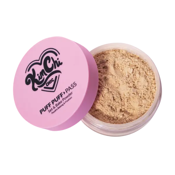KIMCHI CHIC BEAUTY Puff Puff Pass Set & Bake Powder - 04 Peachy