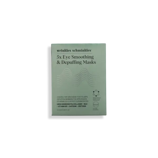 WRINKLES SCHMINKLES Eye Smoothing & Depuffing Sheet Mask 5 Pack - One-color