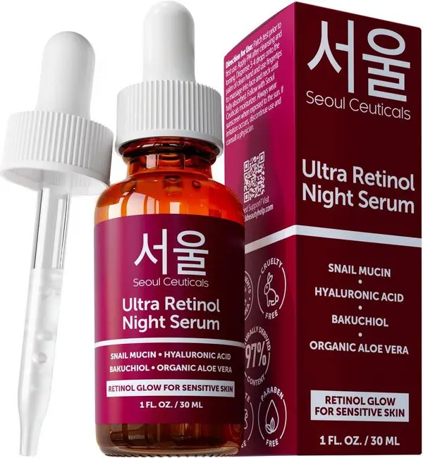 SEOUL CEUTICALS Korean Skin Care Ultra Retinol Night Serum - One-color