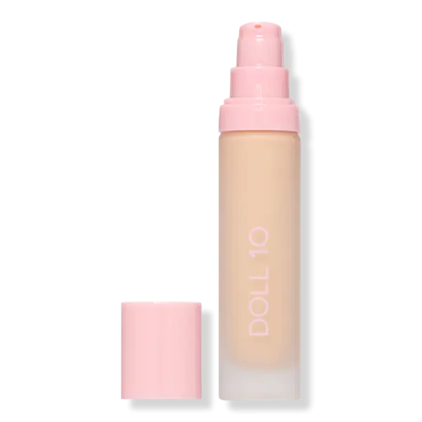 DOLL 10 T.c.e This Covers Everything Super Coverage Serum Makeup With Peptides - Light