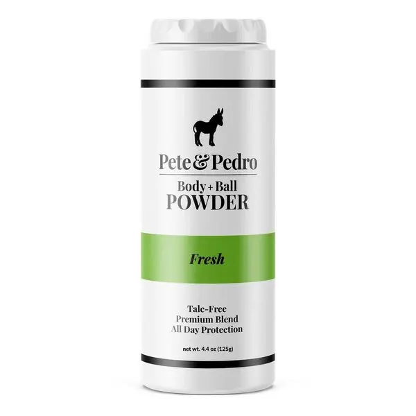PETE & PEDRO Fresh Body & Balls Talc-free Powder Deodorant Absorbs Sweat In Groin, Privates, & Feet - One-color