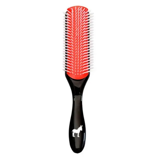 PETE & PEDRO Classic Cushion 9-row Anti-frizz Nylon Bristle Hair Brush - One-color
