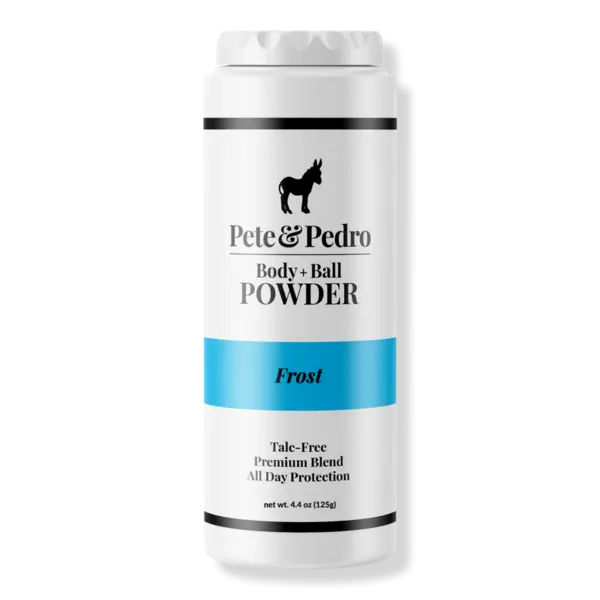 PETE & PEDRO Frost Body & Balls Talc-free Powder Deodorant Absorbs Sweat In Groin, Privates, & Feet