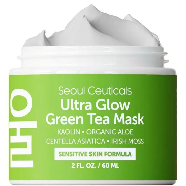 SEOUL CEUTICALS Korean Skin Care Ultra Glow Green Tea Mask - One-color