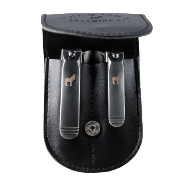 PETE & PEDRO Nail Clipper Stainless Steel Set With Leather Case - One-color