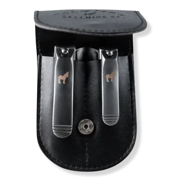 PETE & PEDRO Nail Clipper Stainless Steel Set With Leather Case - One-color