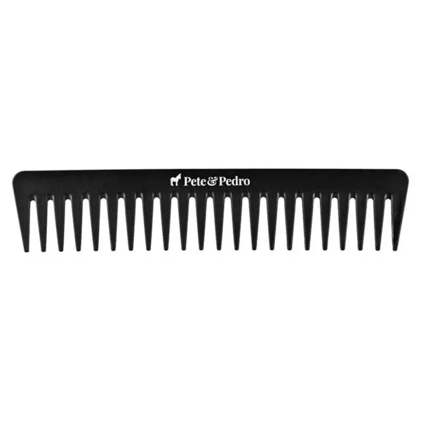 PETE & PEDRO Wide Tooth Detangling Comb For Fragile, Wet Damaged Hair - One-color