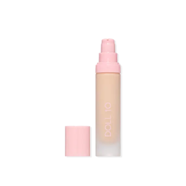 DOLL 10 T.c.e This Covers Everything Super Coverage Serum Makeup With Peptides - Fair/light