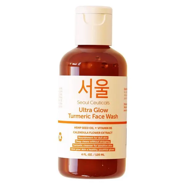 SEOUL CEUTICALS Korean Skin Care Ultra Glow Turmeric Face Wash - One-color