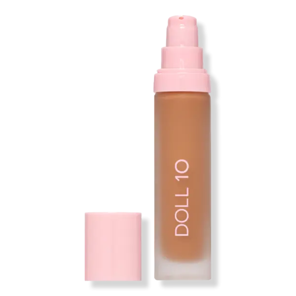 DOLL 10 T.c.e This Covers Everything Super Coverage Serum Makeup With Peptides - Deep