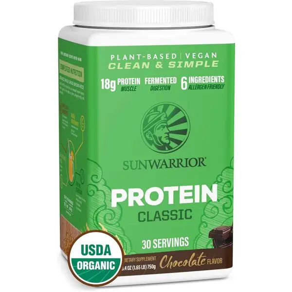 SUNWARRIOR Classic Protein Chocolate 750 Grams - One-color
