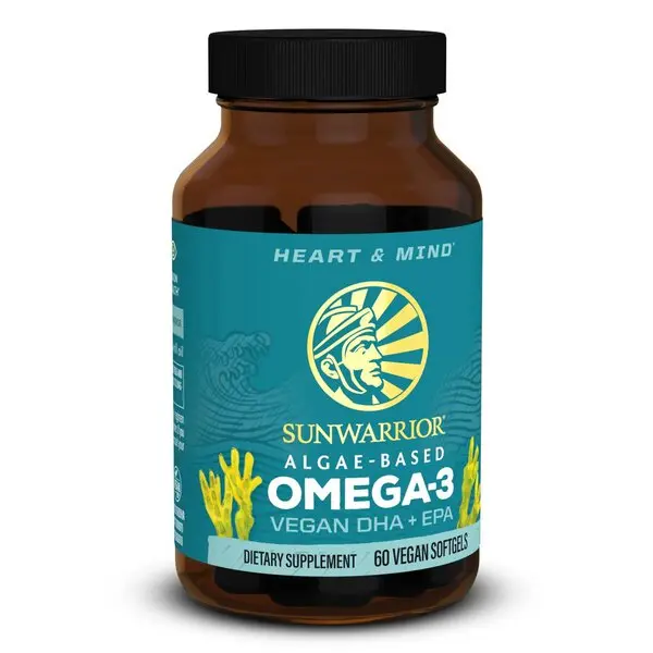 SUNWARRIOR Omega-3 Vegan Dha & Epa 60 Softgels - One-color