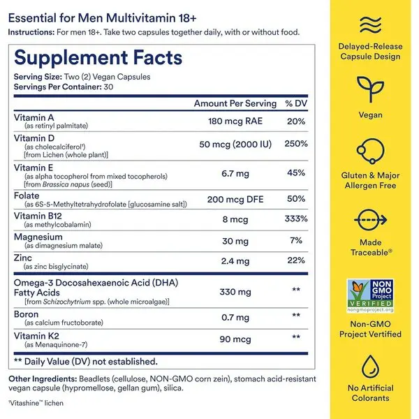 RITUAL Essential For Multivitamin 18+ 60 Capsules