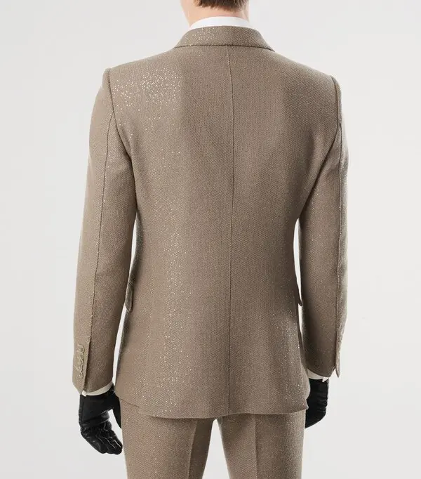 TOM FORD Virgin Wool-blend Sequinned Blazer