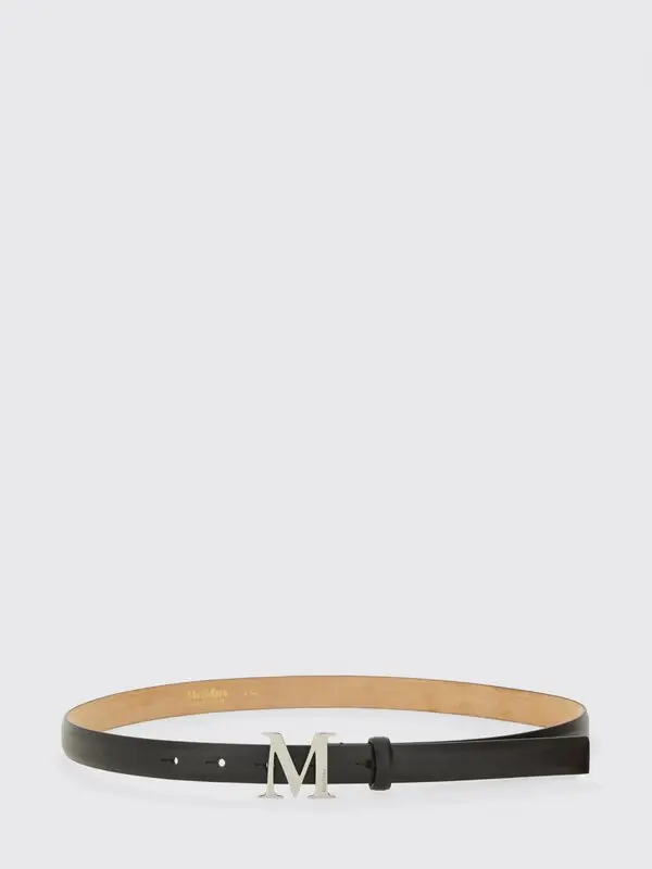 Max Mara Leather Belt - Black
