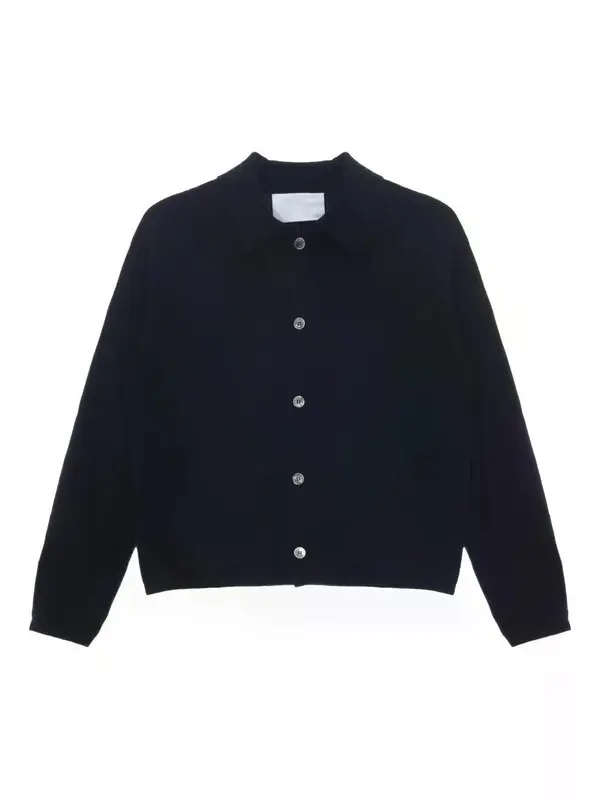 CUDDLEUP Polo-collar Cardigan