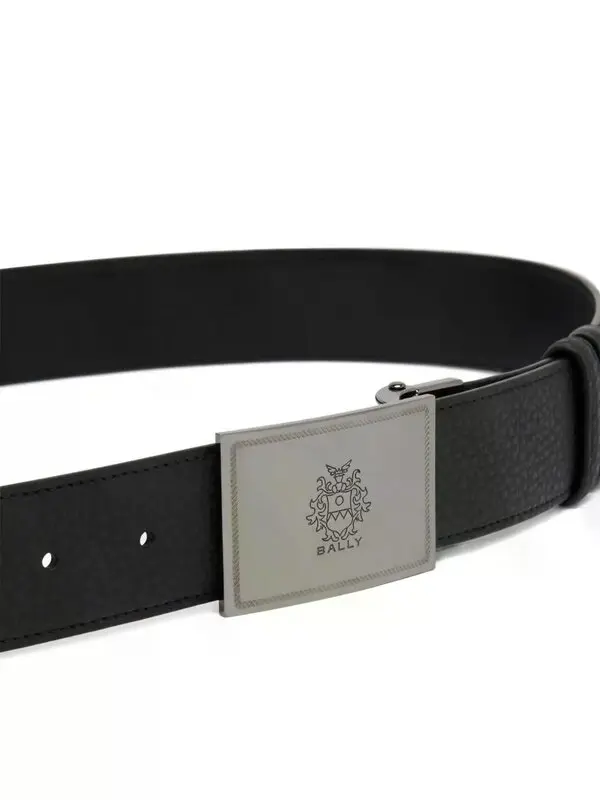 Bally Crest-plaque Reversible Belt