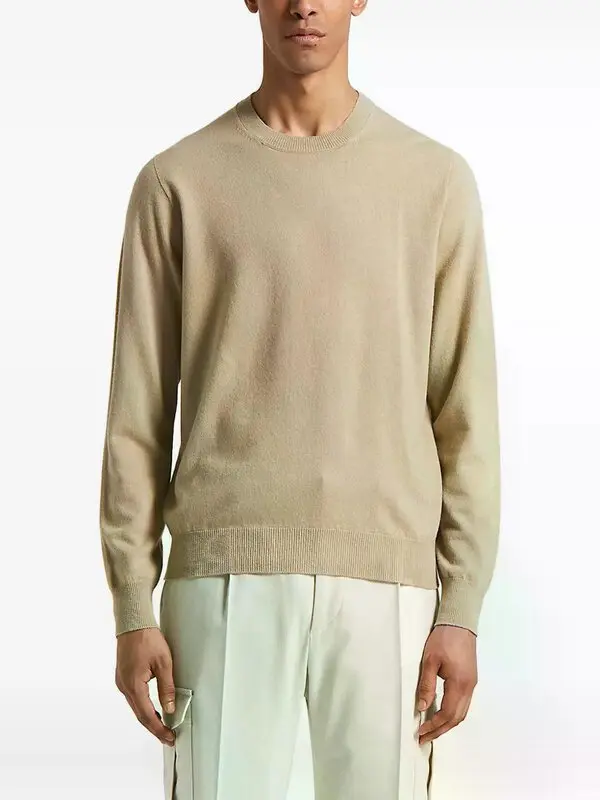 Peserico Round-neck Virgin Wool Sweater