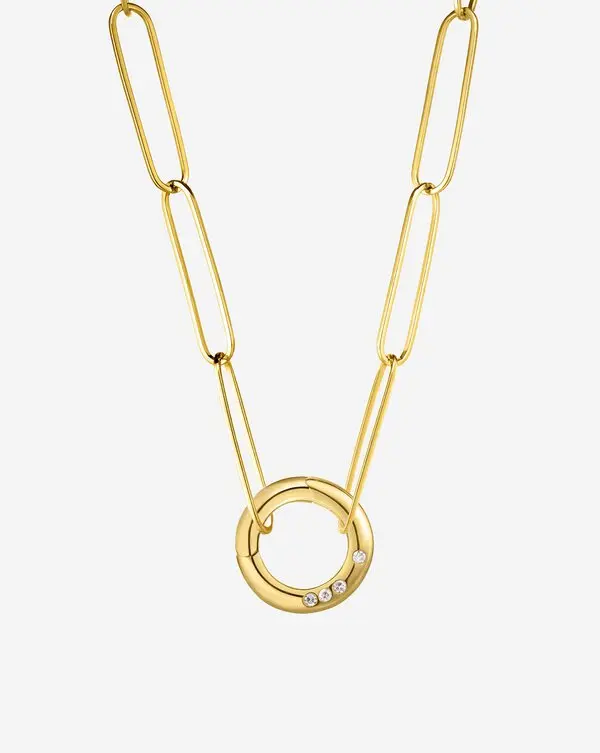 Ring Concierge Petite Split Chain Necklace - One-color