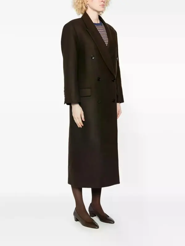 Sandro Buttoned Double-breasted Coat