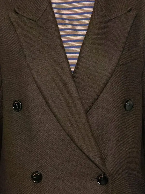 Sandro Buttoned Double-breasted Coat