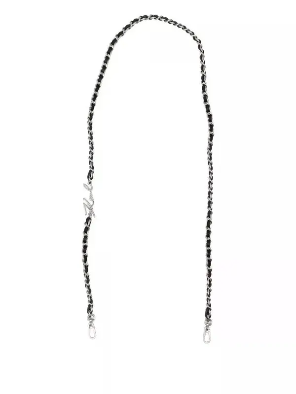 Karl Lagerfeld K/signature Chain Strap - Black