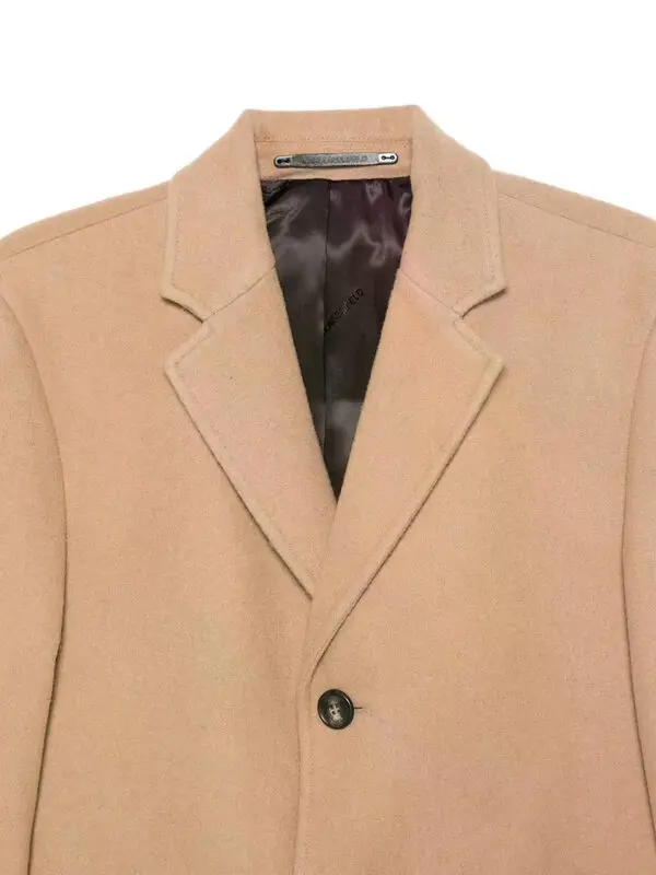 Karl Lagerfeld Single-breasted Coat - Neutrals