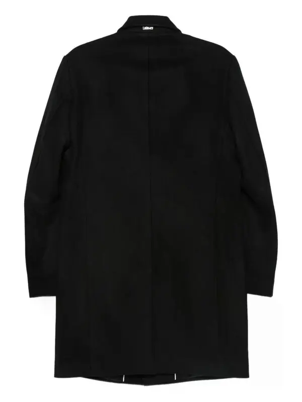 Karl Lagerfeld Wool Blend Single-breasted Coat