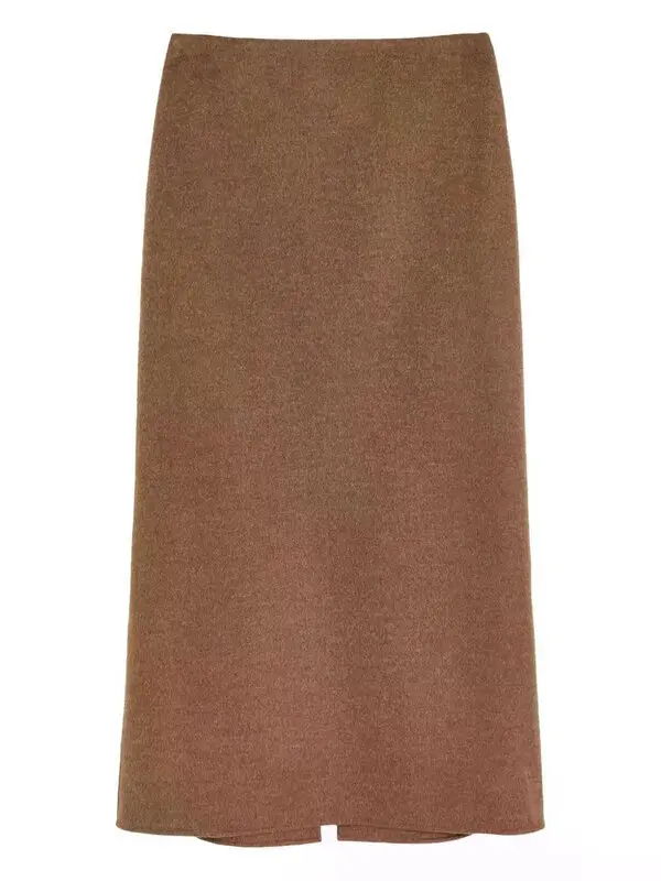 BY MALENE BIRGER Palomie Slit Skirt - Brown
