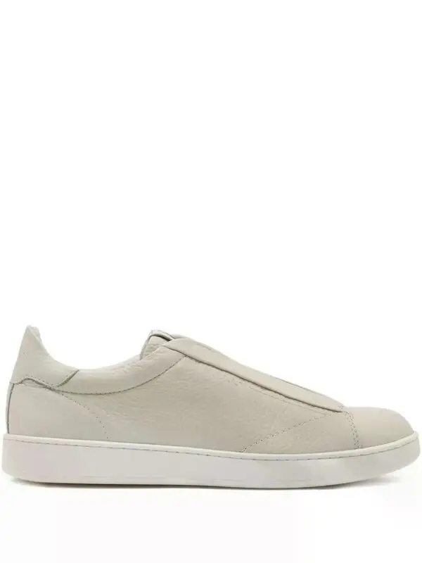 Bally Grained Leather Sneakers