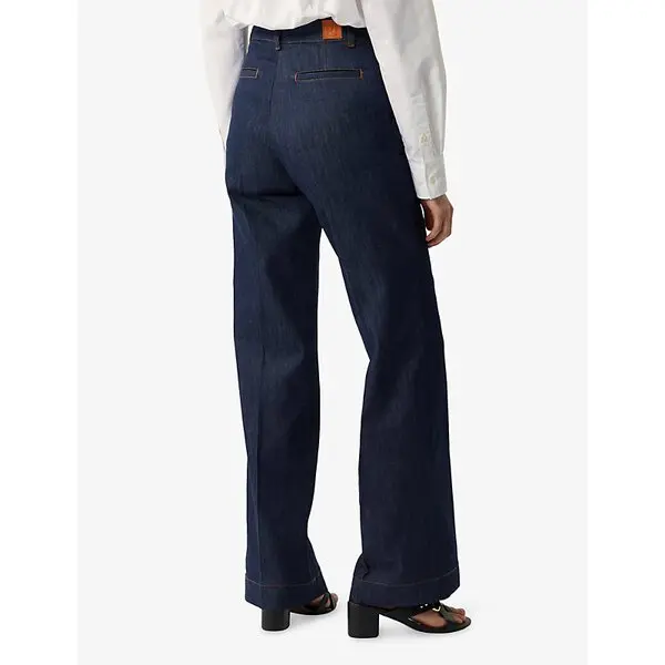 Soeur California Wide-leg Denim Jeans