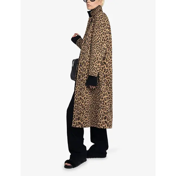 Zadig&Voltaire Leopard-print Cotton Coat
