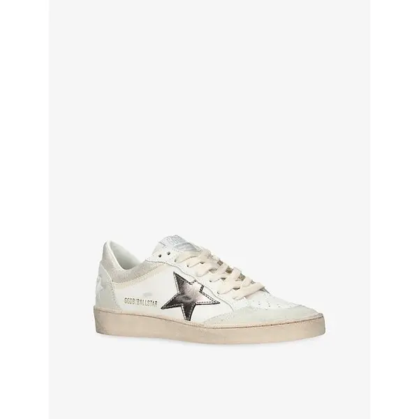 GOLDEN GOOSE Ball Star Leather Low-top Trainers - Bone/comb