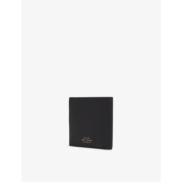 Smythson Panama 6-card Slot Leather Wallet