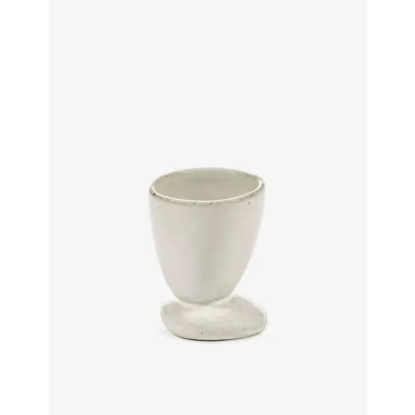 SERAX Out Of Lines Stoneware Egg Cup - White