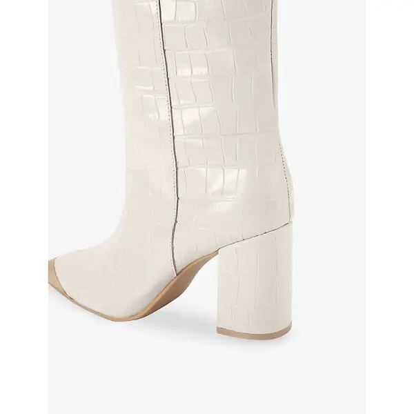 Kurt Geiger Regent Cap Leather Knee-high Boots