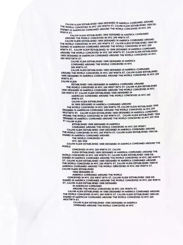 Calvin Klein Slogan-embroidered Shirt